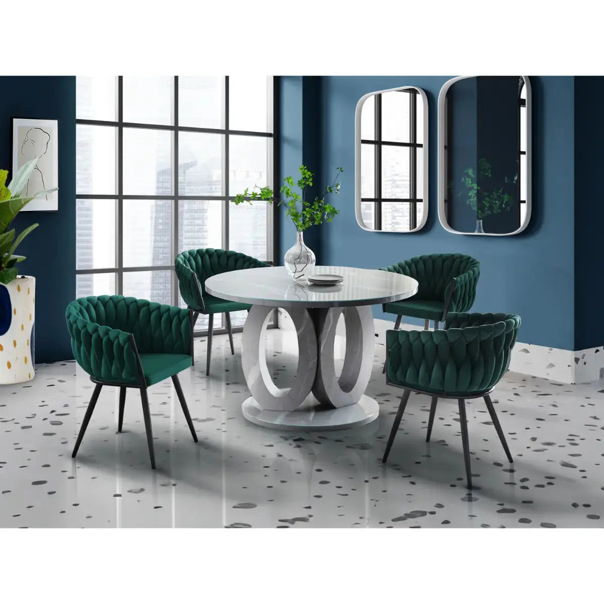 Skye Dining Set 5934 in Green– Topchoice Electronics