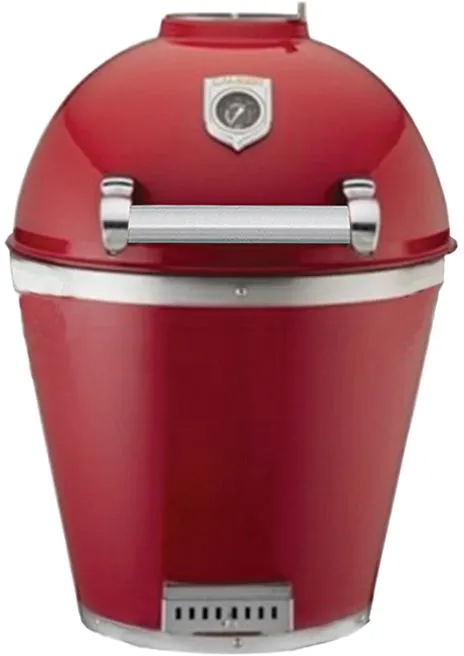 Caliber CTP22-RD Pro Kamado Charcoal Grill- Red– Topchoice Electronics