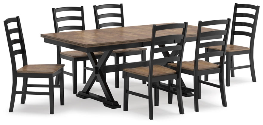 Wildenauer Dining Table and 6 Chairs– Topchoice Electronics