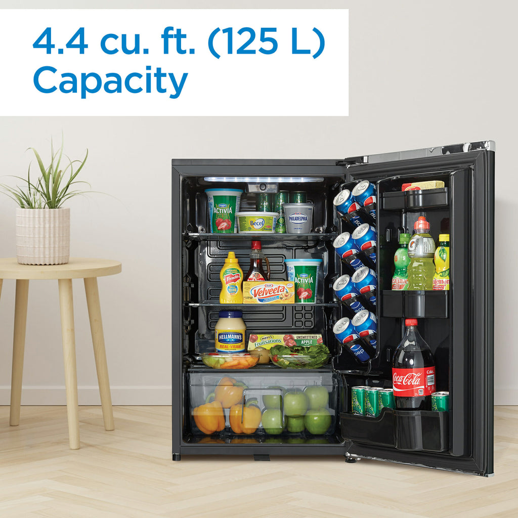 Danby DAR044A6MDB 4.4 cu. ft. Retro Compact Fridge in Midnight Black ...