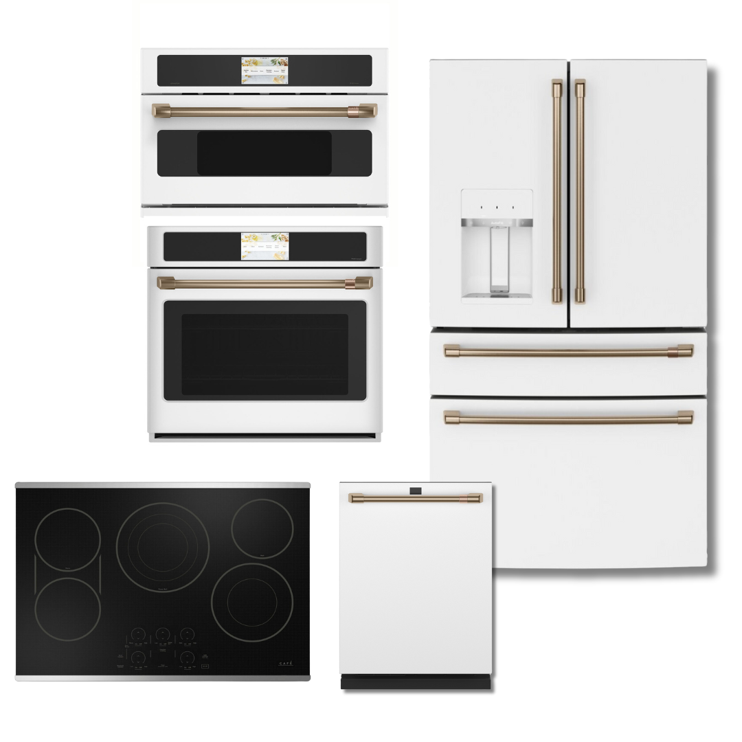 Café Built-in Kitchen appliances Set with 36 inch Electric Cooktop ...