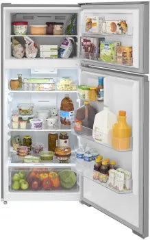 Frigidaire FRTE1622AS 16.0 Cu. Ft. Top Freezer Refrigerator in Stainle ...