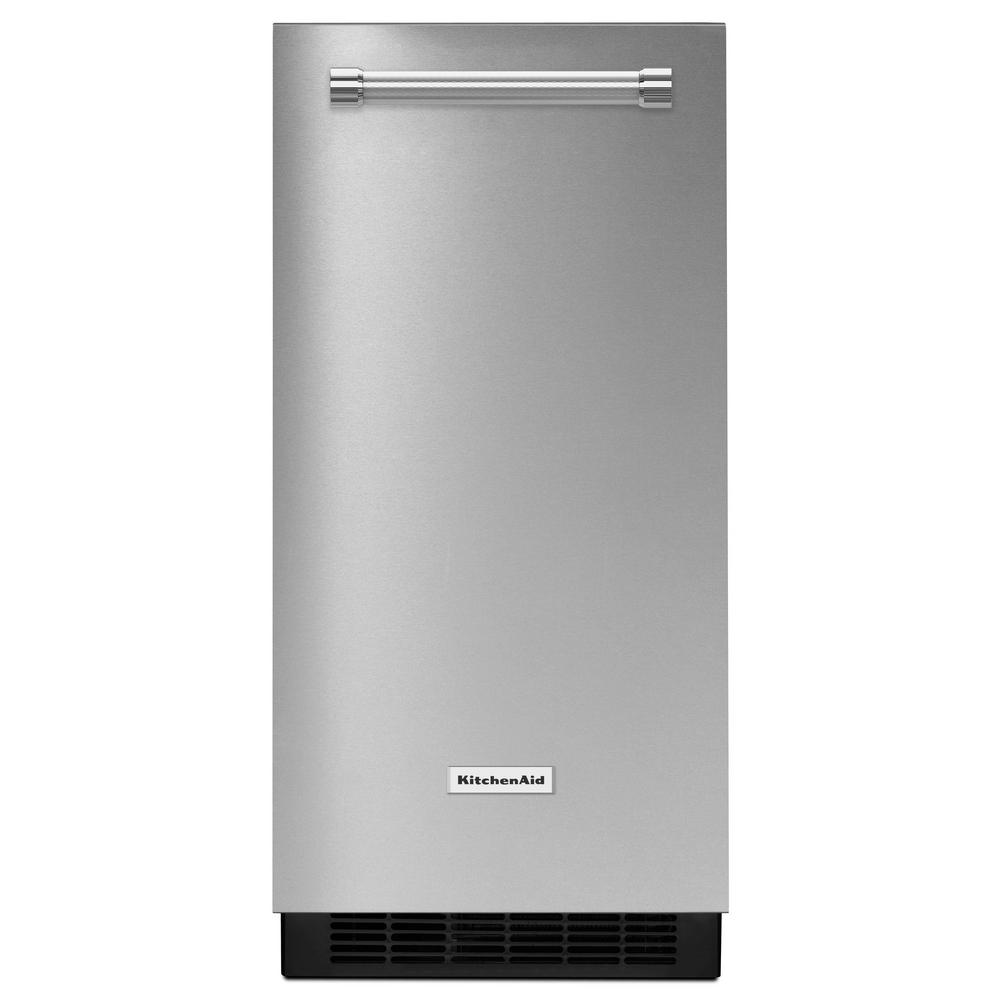 KitchenAid KUIX335HPS 15-Inch Automatic Ice Maker with PrintShield Fin ...
